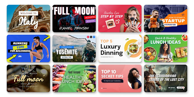 Edit beautiful youtube thumbnails for you by Alessguti | Fiverr