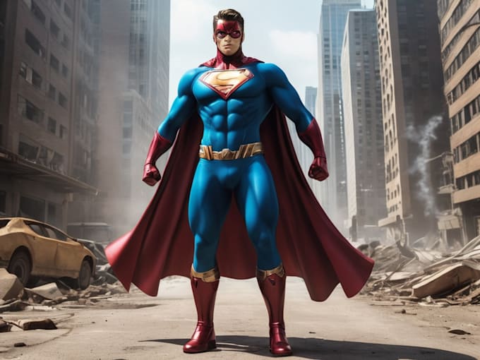 Draw you as an amazing superhero by Hentieatjies | Fiverr