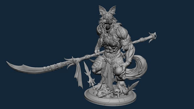 Model custom action figure, sculpt tabletop mini character stl model 3d ...