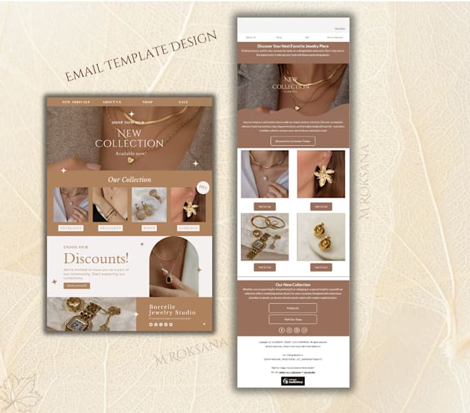 Design professional email templates by Roksana_2766 | Fiverr