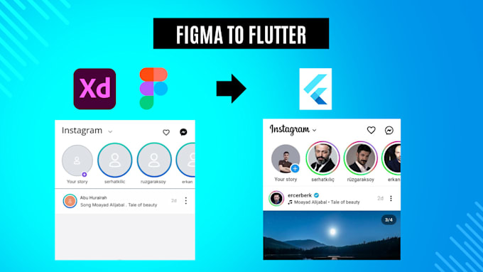 Convert figma to flutter, xd to flutter by Hurairah756 | Fiverr