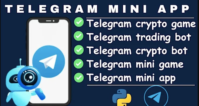 Telegram mini app, telegram trading bot, tapswap game, tron bot ...