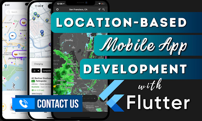 Develop location based mobile apps with flutter google maps mapbox by ...
