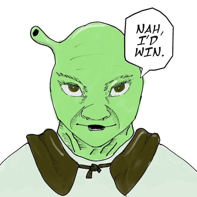 Turn any character into the nah id win panel from jjk by Dry_chips | Fiverr