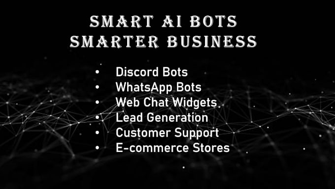 Create discord bots, whatsapp bots, and web chat widgets by ...
