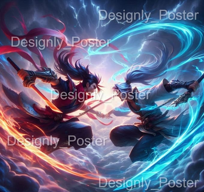 Design stunning posters of your favourite game characters by Designly ...