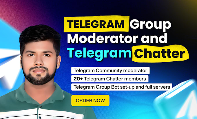 Be your telegram moderator with 20 chatters in your crypto group by ...