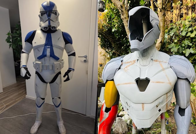 Cosplay creation halloween mask 3d helmet pepakura weapon cosplay 3d ...