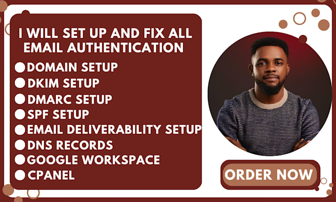 Setup dkim, spf, dns, dmarc, cname, domain fixing, dns record, google workspace by Sanmi_09 | Fiverr