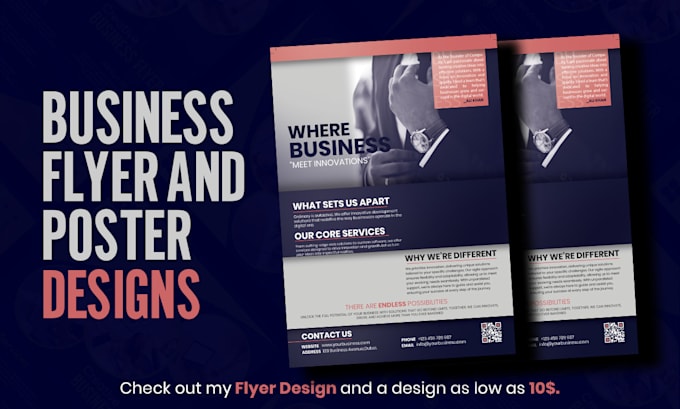 Create a professional flyer design for your business by Samankhan_ | Fiverr