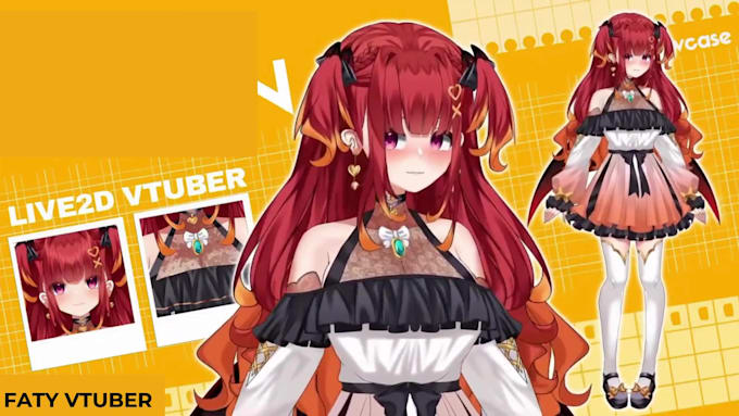 Design 2d vtuber, vtuber rig, anime vtuber, live2d rig, vtuber facerig ...