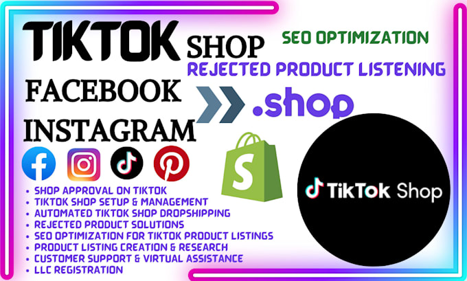 Approve suspended tiktok shop product listing tik tok shop ads seo ...