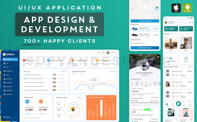 And my agency will do mobile app web app ui ux design figma app design by Sufyandesigner | Fiverr