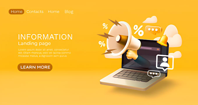Create a react landing page with a smooth scrolling effect by ...