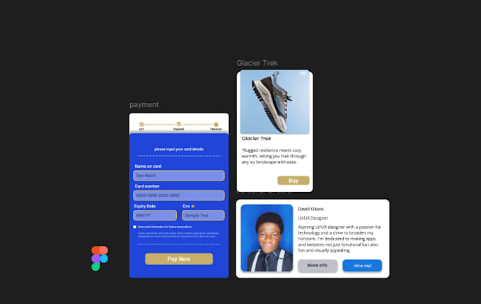 Create modern wireframes and prototypes with figma by David_okoro_ | Fiverr