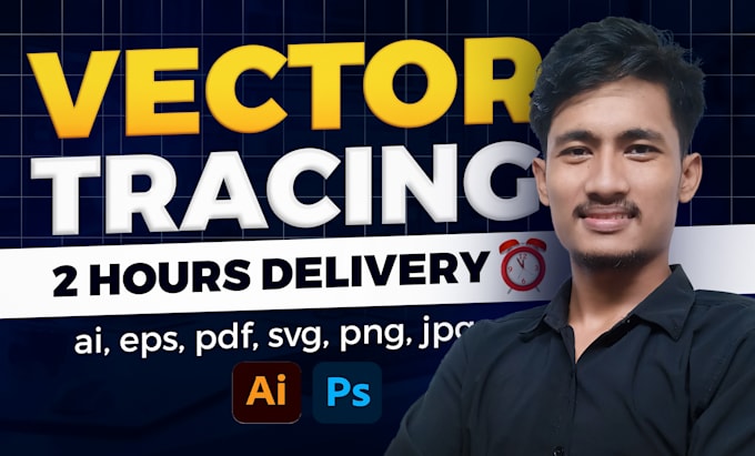 Manually trace and redraw logo, convert raster images to vector formats ...