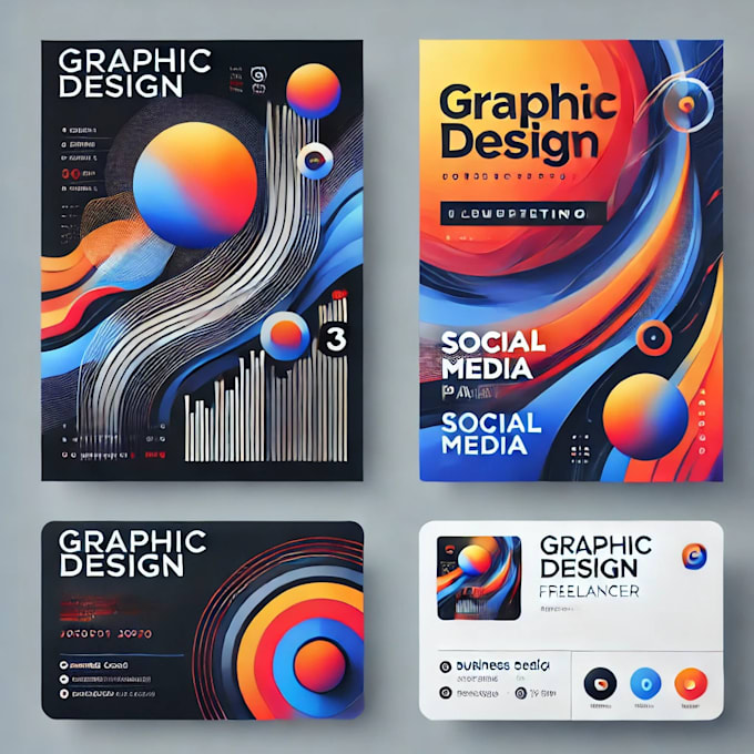 Do professional graphic design services by Minakshiwork | Fiverr