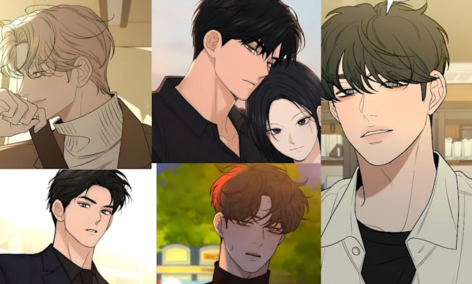 Draw webtoon comic page webtoon character webtoon art webcomic page ...