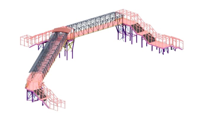 Design steel stairs with structural analysis by Haadi2629 | Fiverr