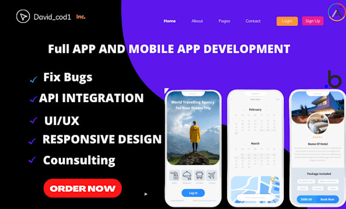 Develop adalo web application mobile app marketplace adalo ap development expert by Ndu_designs ...