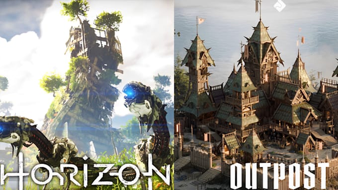 Create 3d modular game environment assets ar vr models 3d low poly game assets by Almas_3dgame ...