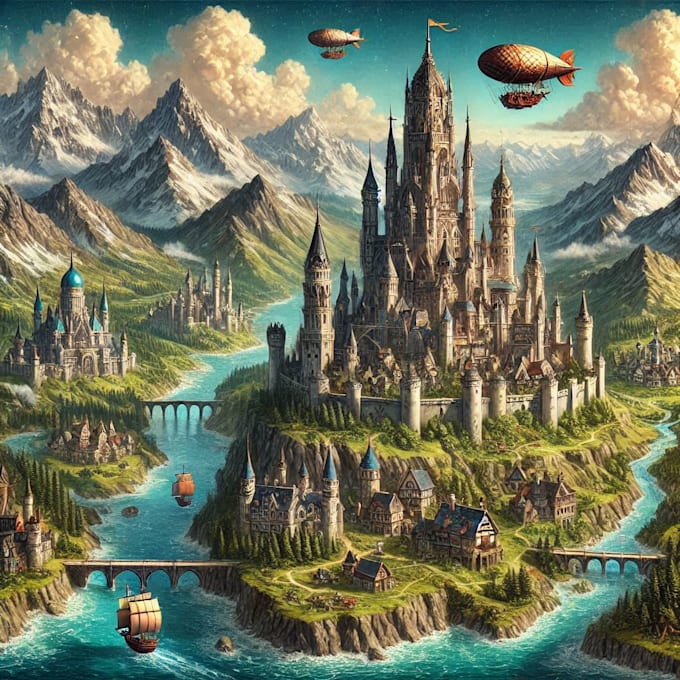 Design custom fantasy maps for dnd campaigns by Nanelzoxsgot | Fiverr