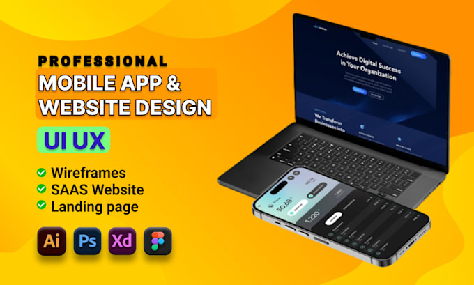 Create ui ux designs for websites mobile apps landing page and figma ...