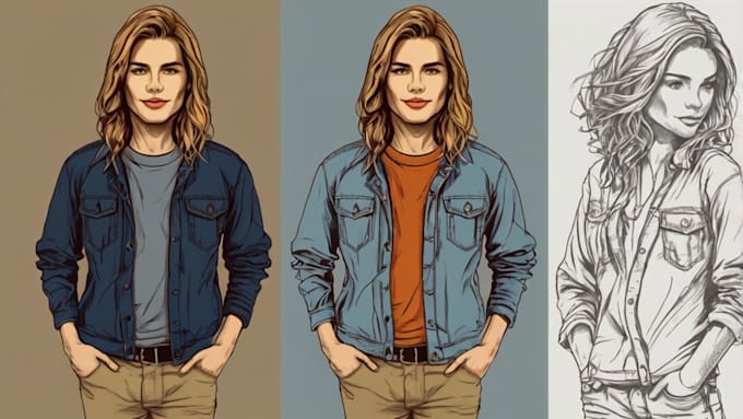 Manual vector tracing, convert, convert to vector by Kaliophaw | Fiverr