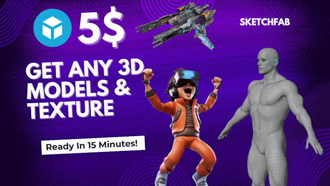 Rip 3d sketchfab models in fbx obj stl animation easy download by ...