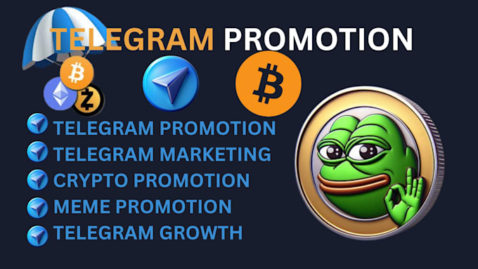 Telegram community growth, crypto project, token, meme coin marketing ...
