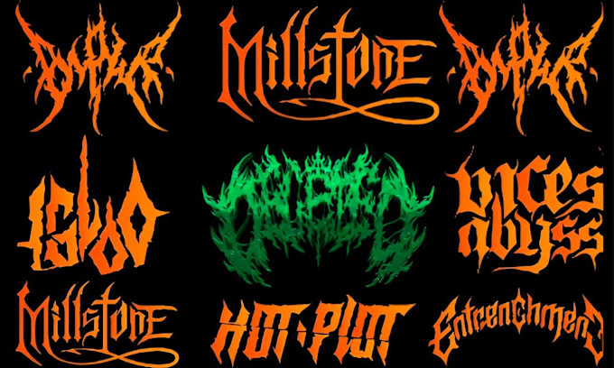 Deathcore Electronica Logo Amazon.com: 20 Pcs Stickers Packs Deathcore