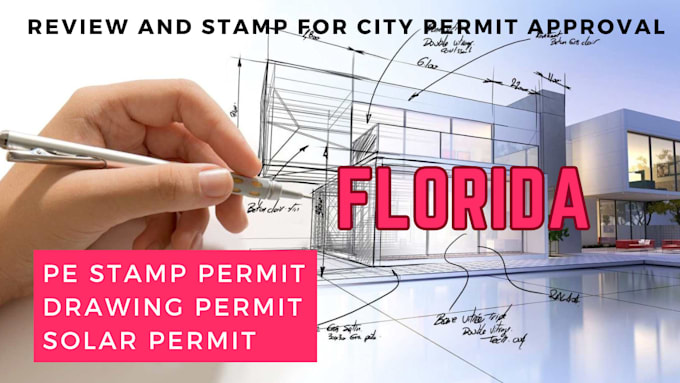 Do structural engineering, permit drawing, florida stamp, architectural ...