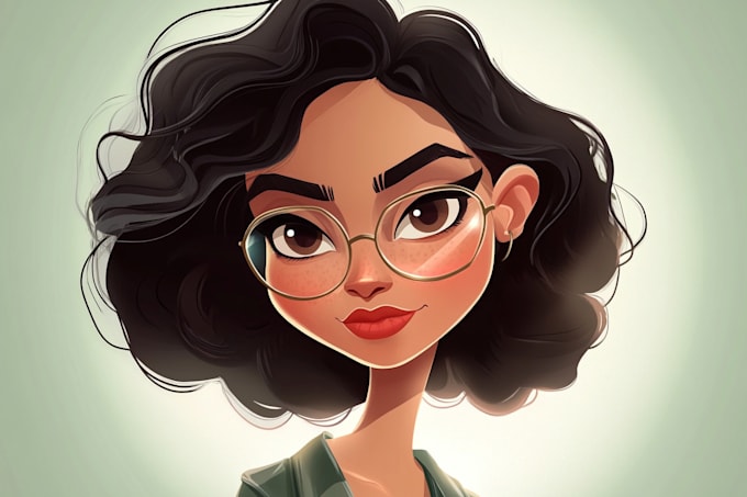 Draw your portrait cartoon by Panelauega | Fiverr