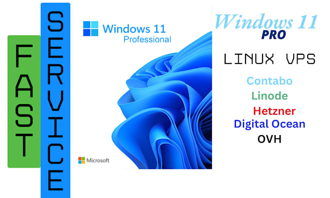 Install windows 11 pro on linux vps by Andrew_banton | Fiverr