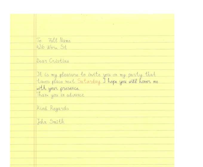 Handwrite 500 personalized letters by Handwritten_sol | Fiverr