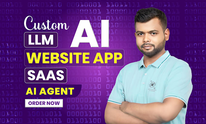 Do ai website ai app developer ai agent ai chatbot custom llm full stack by Code_craf | Fiverr