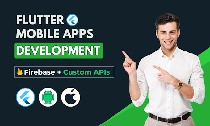 Do flutter mobile app development, android, ios, flutter developer by ...