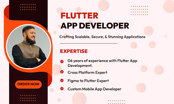 Be your flutter app developer for android app and ios app by Mrnazir1 | Fiverr