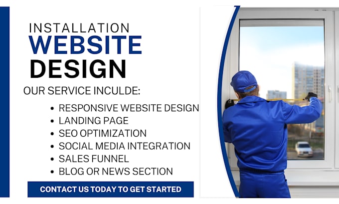Window installation website, auto glass installation, door installation ...