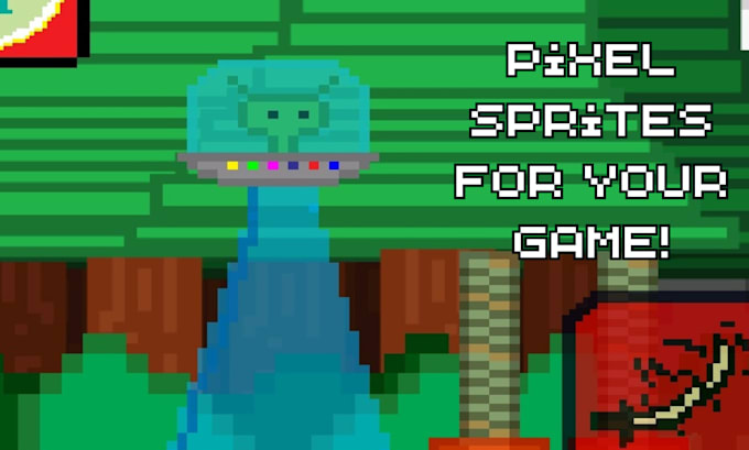 Unique pixel art sprites for your games by Bytesharkdev | Fiverr