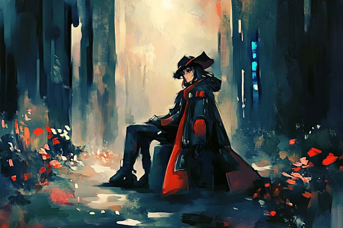 Draw pfp, your character or photo into anime by Asoikedc | Fiverr