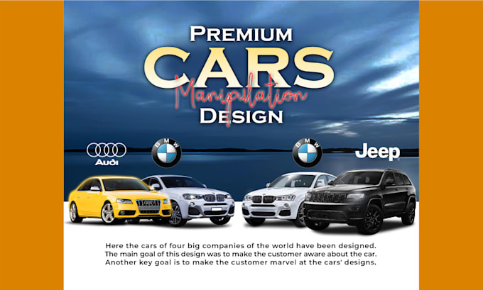 Design car banner car poster car ads by Graphicfarmer16 | Fiverr