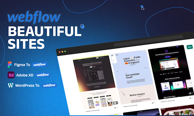 Design, redesign, fix or update your webflow website as a webflow expert by Gigacreatives | Fiverr