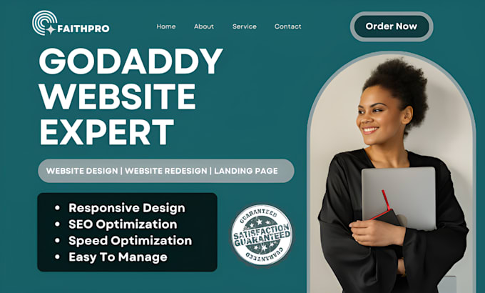 Godaddy website design godaddy website redesign godaddy landing page ...