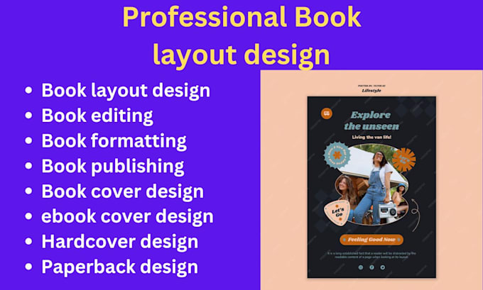 Design your book layout design book formatting book editing book cover ...