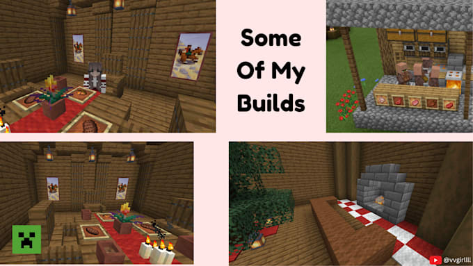 Help build in minecraft by Vv_lee | Fiverr