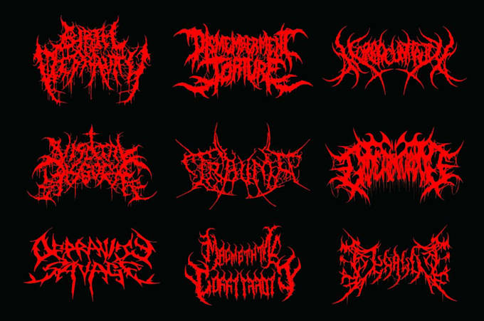 Create a death metal brutal black metal deathcore logo design for your band by Lainey_clements ...