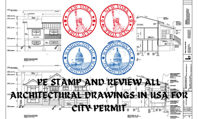 Do pe stamp and review all architectural drawings in usa for city permit by Celebbryant | Fiverr