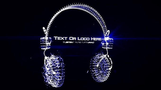 Make this awesome digital headphone intro in hd by Gjmfilms | Fiverr