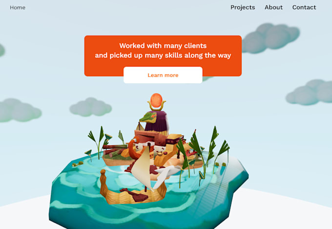 Make you a 3d website using threejs by Hamza_elaziz | Fiverr